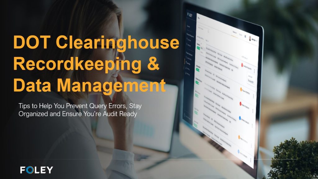 Webinar Transcript: Ask The Experts: Clearinghouse Recordkeeping & Data ...