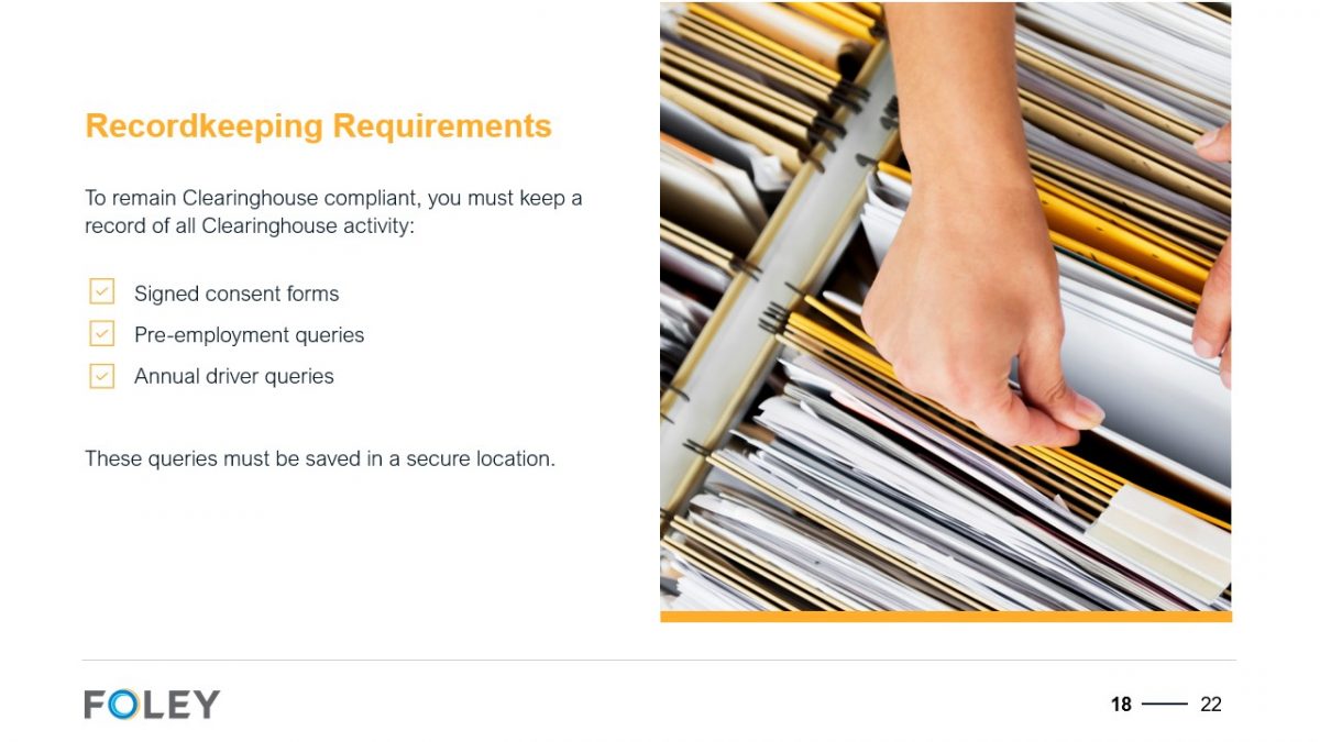 Webinar Transcript: Ask The Experts: Clearinghouse Recordkeeping & Data ...